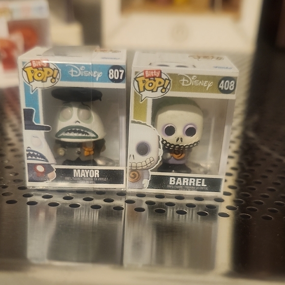 Funko Pop Bitty | Toys | Disney Funko Mayor And Barrel Figures | Poshmark